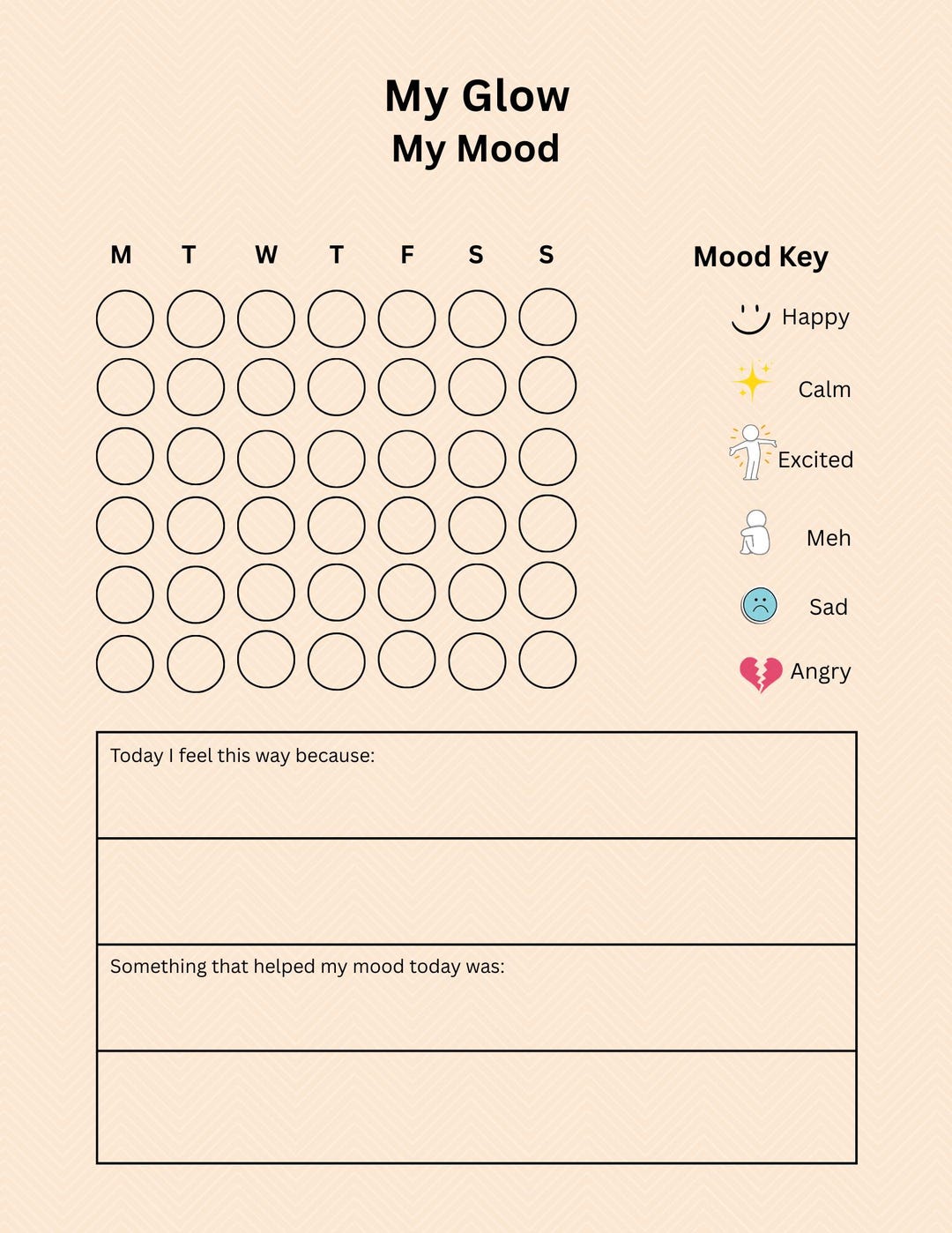 Mood Tracker, Teen Mood Tracker, Teens Gifts, Pre-teen Mood Tracker ...