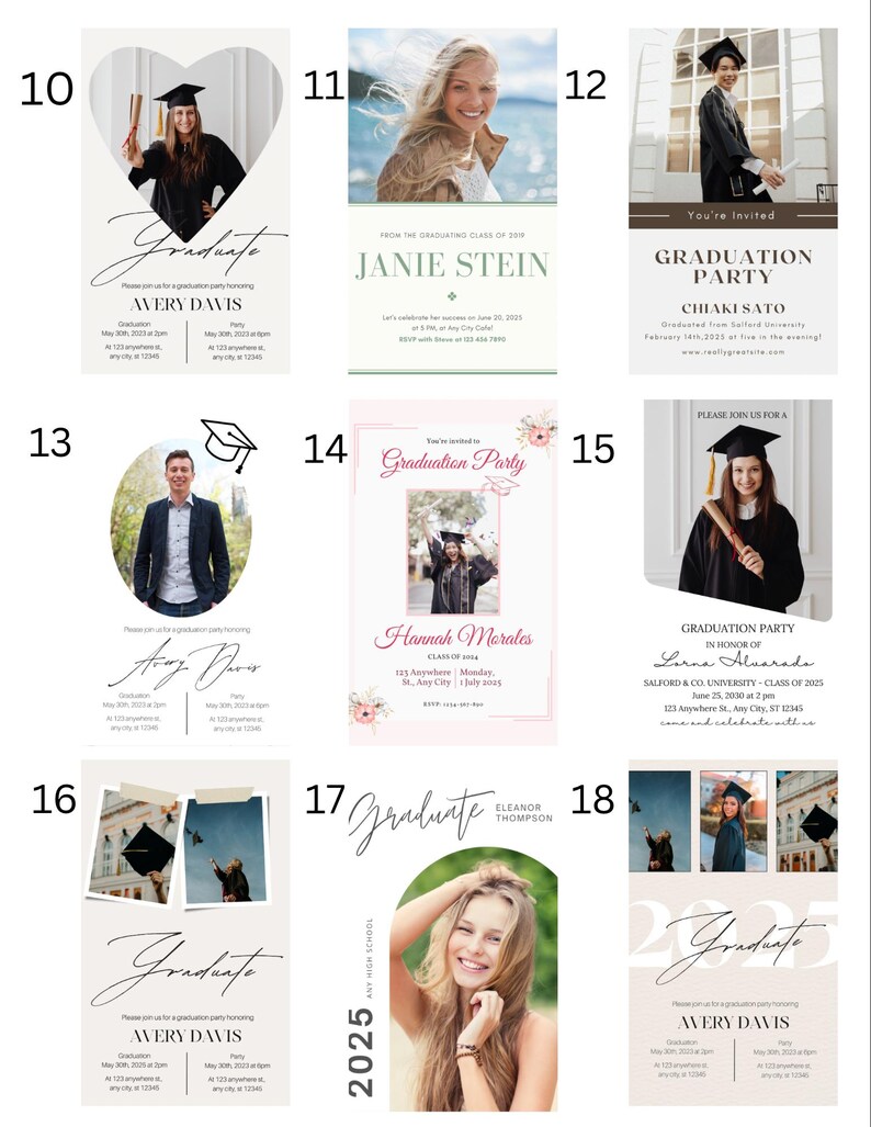 Graduation 2025 Magnets - Fully Customizable - Etsy