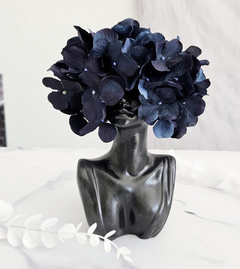 Black Vase Woman Vase Woman Bust Vase Woman Body Vase Woman Face Vase ...