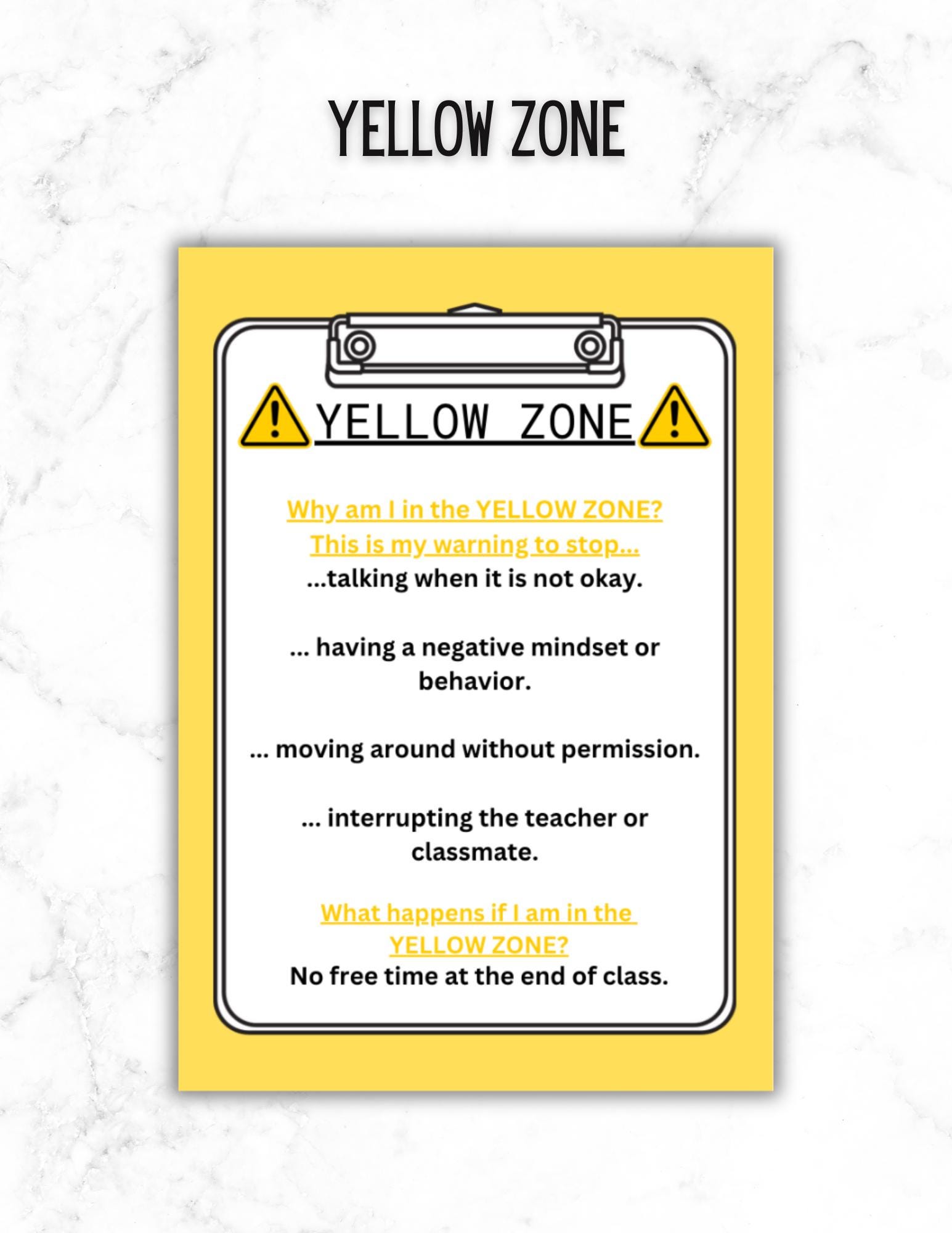 Elementary Classroom Stop Light Behavior Chart Incentive Posters Red ...