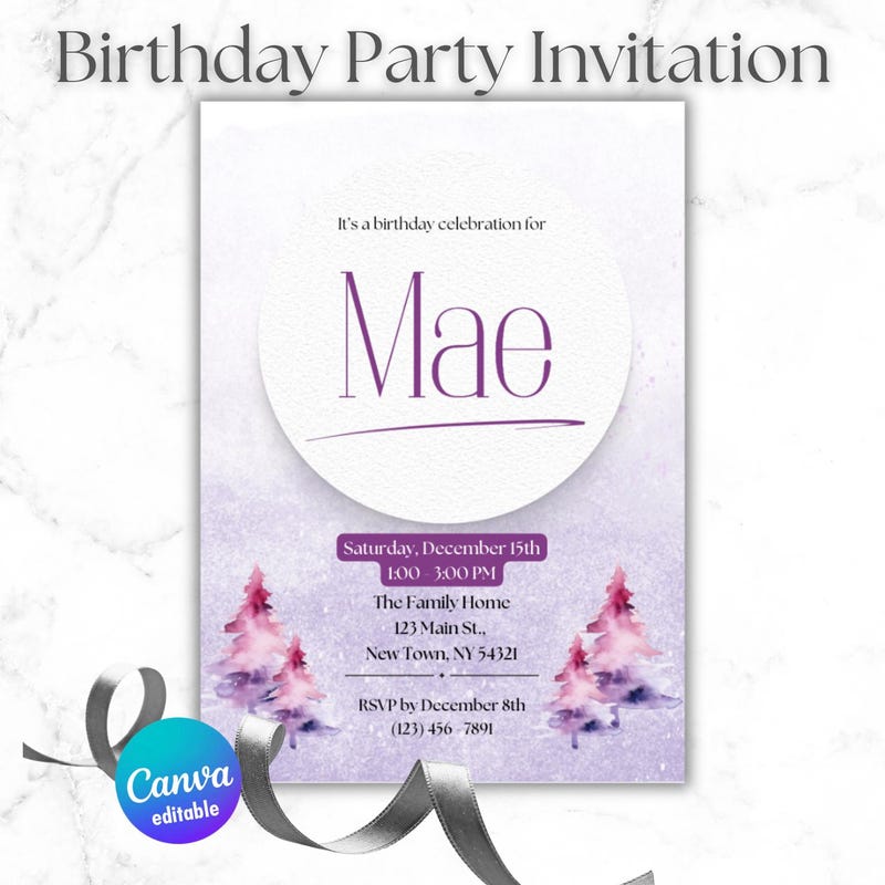 Nature Invitation - Etsy