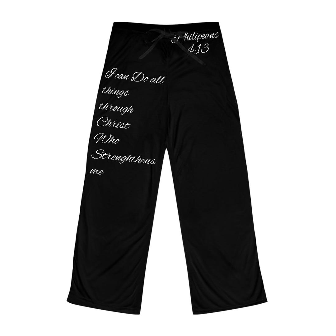 Bible Verse Women's Pajama Pants, Inspirational Lounge Wear, Christian ...