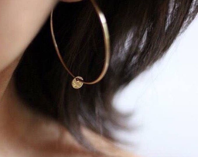 Lumière Hoop Earrings 14K Goldfilled - Etsy