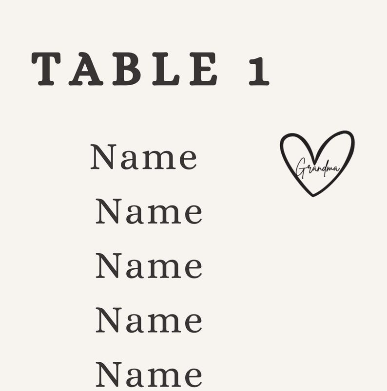 Please Bee Seated - Seating Chart Template - Etsy