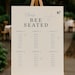 Please Bee Seated - Seating Chart Template - Etsy