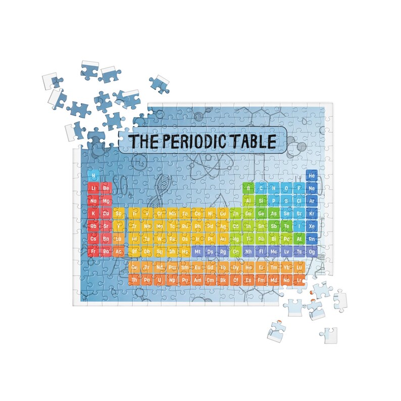 Periodic Table Puzzle - Etsy