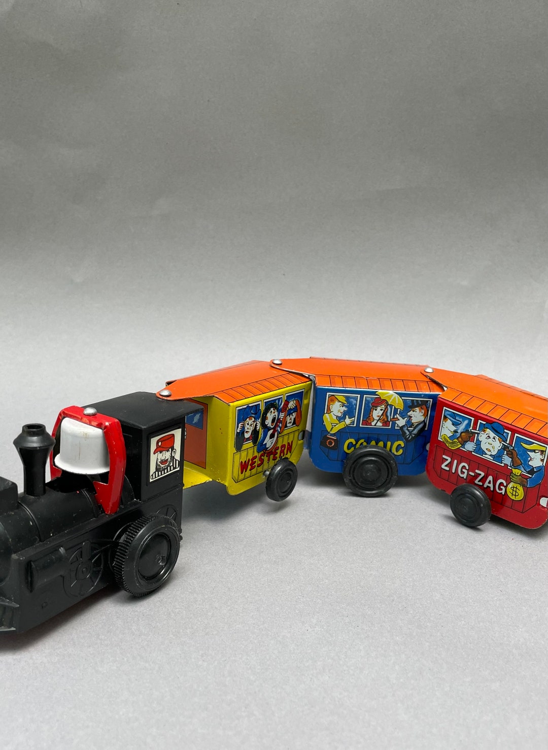 Vintage Wind-up Comic Zig-zag Express Train With Original Box Nice - Etsy