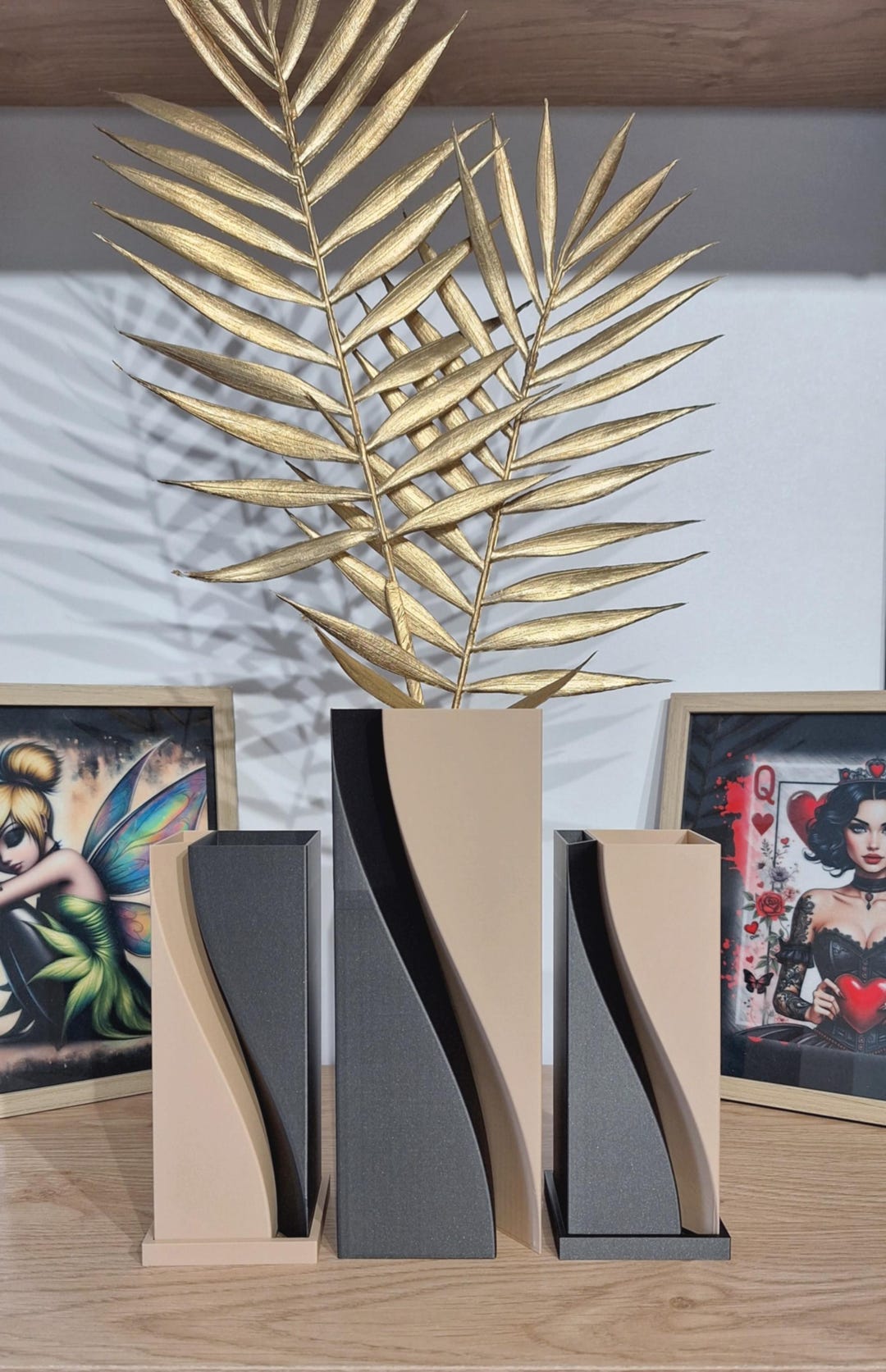 Double "fluid" Vase in 3D Printing - Modern Modular Decoration ...