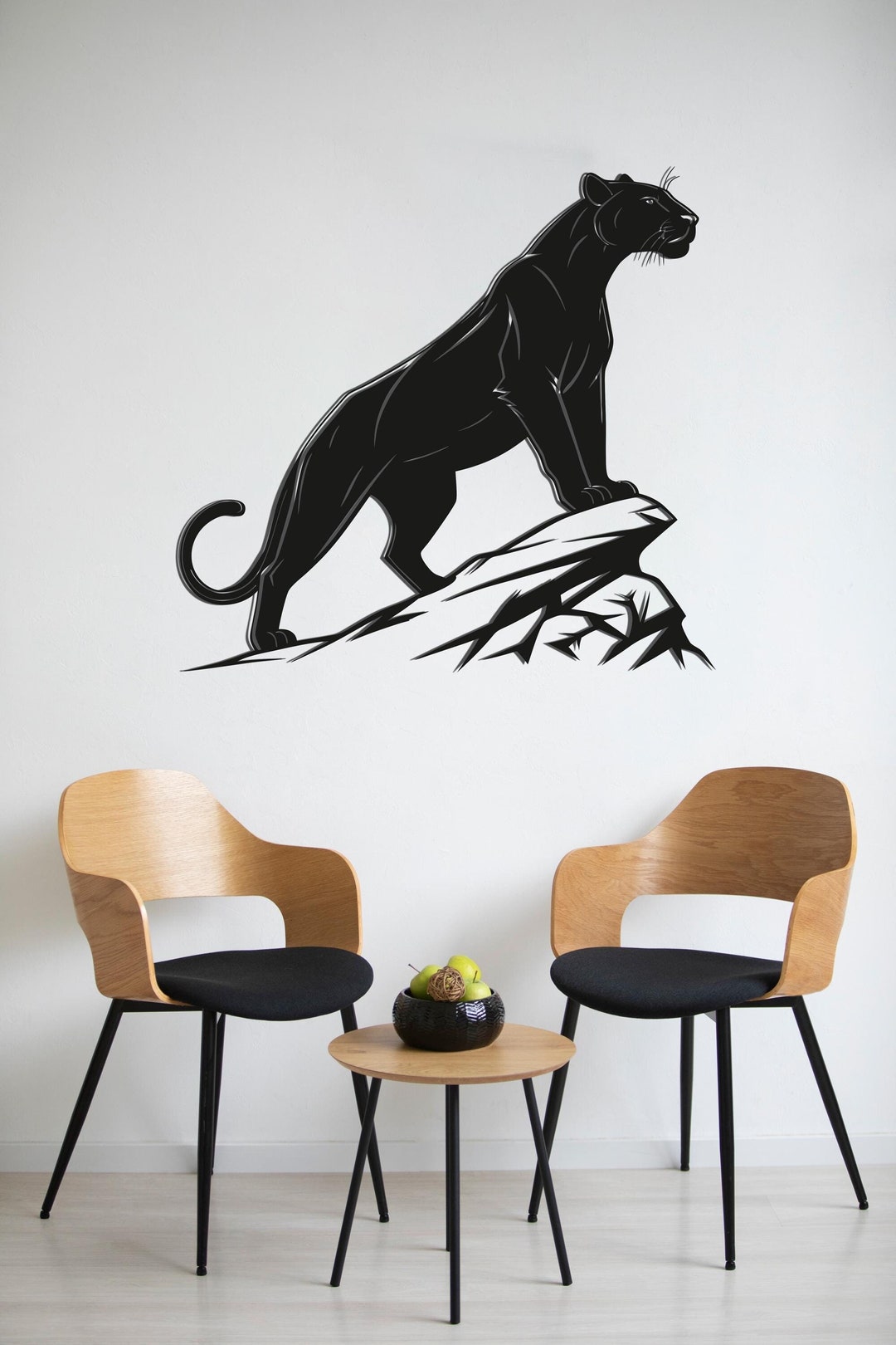 Panther Metal Wall Decor, Boyfriend Gift, Animal Metal Wall Decor ...