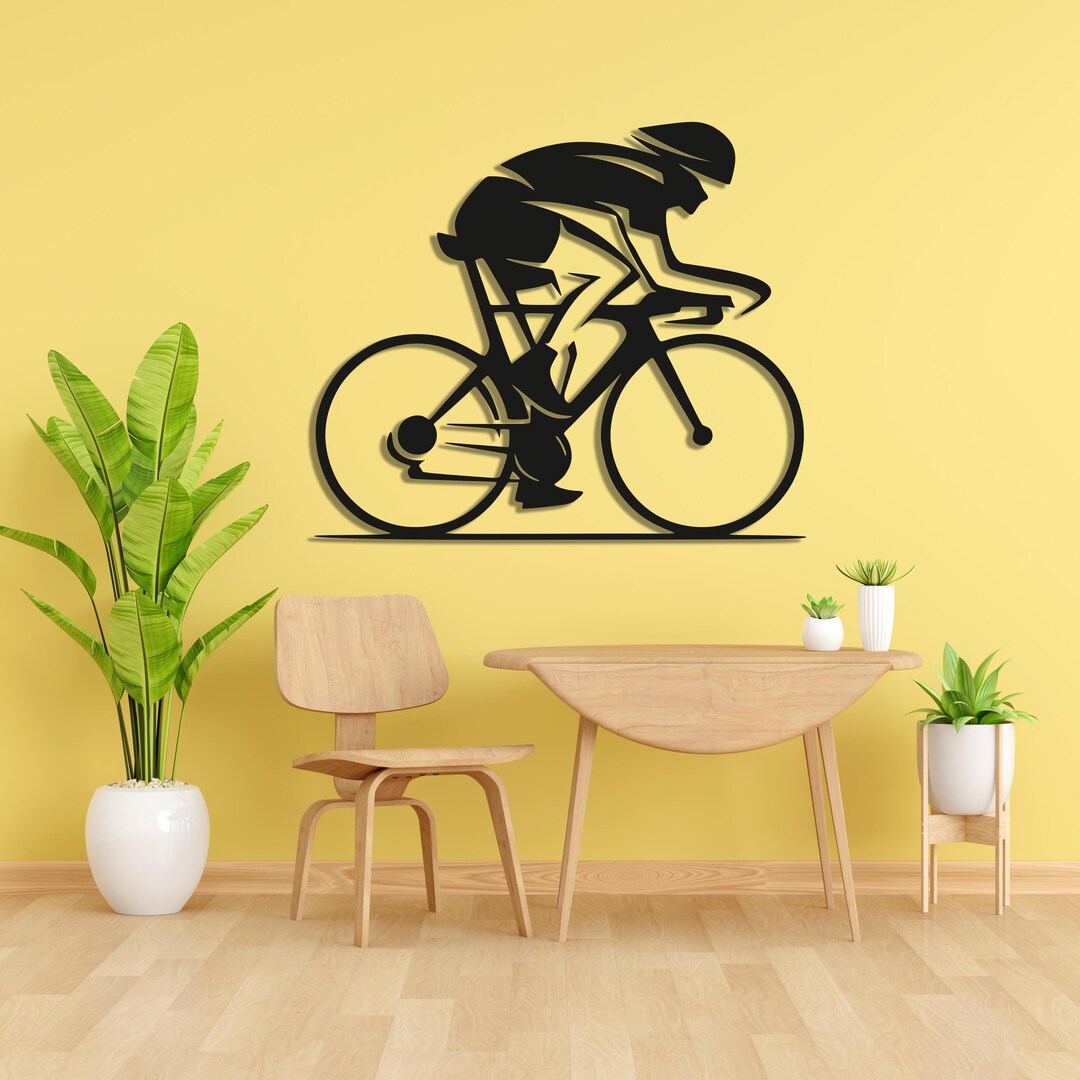 Bicycle Metal Wall Art, Minimalist Bicycle Decor, Bicycle Wall Decor, Bike Gifts for Men ...