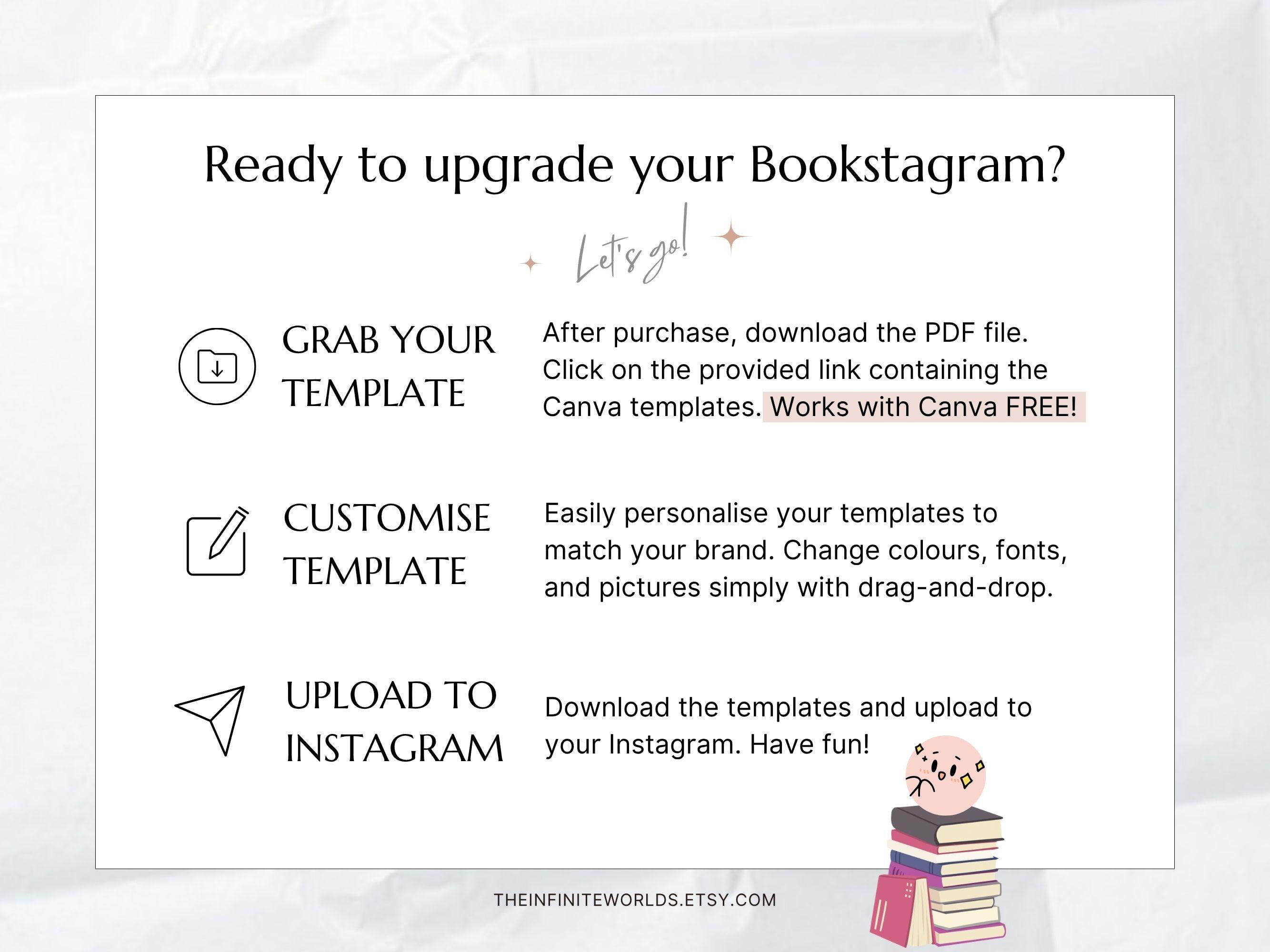 Bookstagram Spotify Wrapped Templates 2025 Yearly Recap Wrap up ...