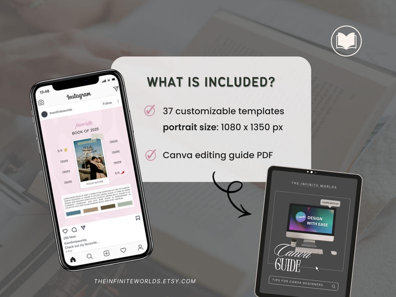 2025 Recap Bookstagram Template Yearly Reading Wrap up Pink Book Review ...