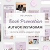 Book Launch Author Instagram Book Release Template Author Social Media ...