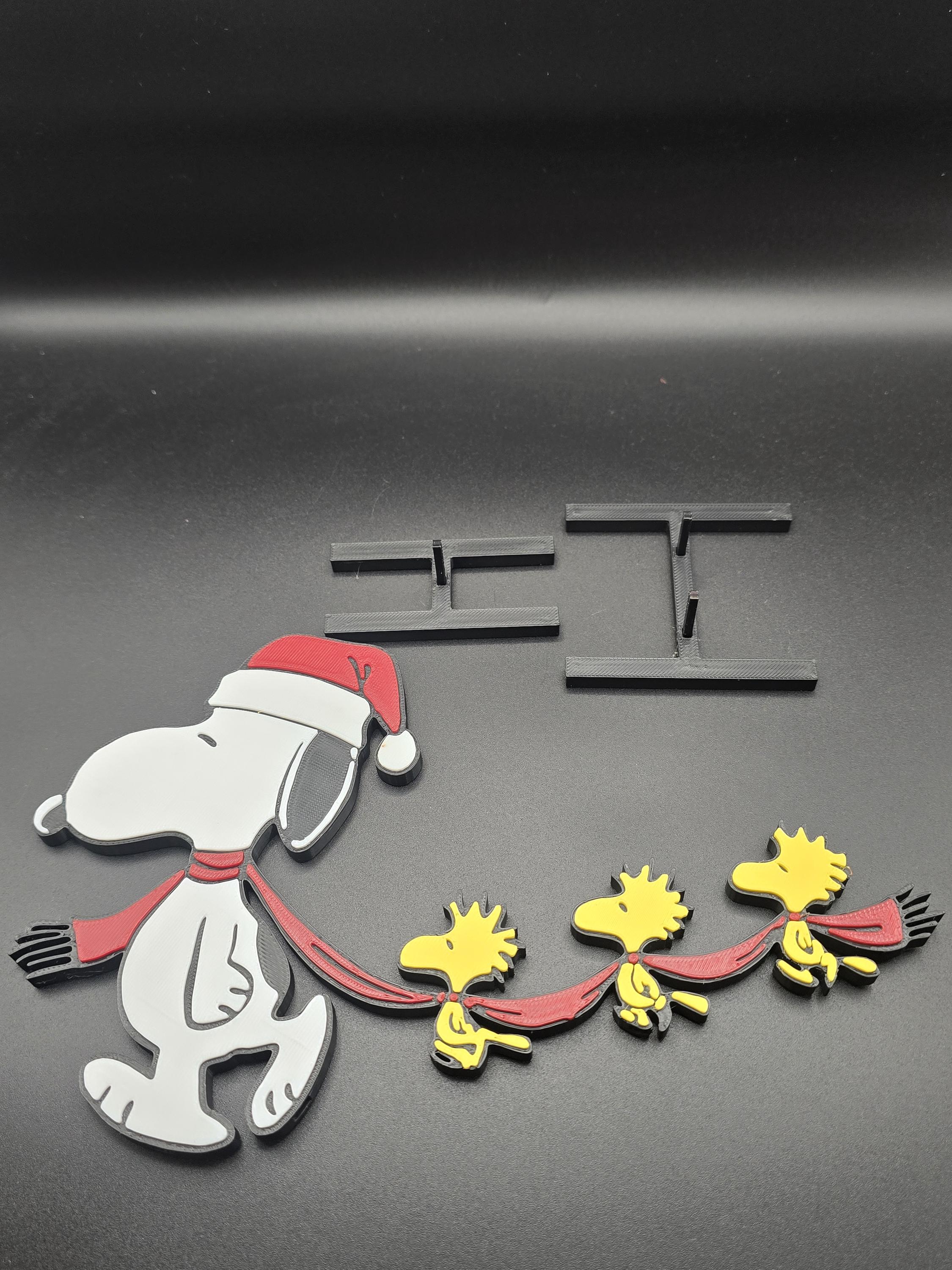 Snoopy Leading the Way ~3D Printed~ ~christmas Decor~ - Etsy