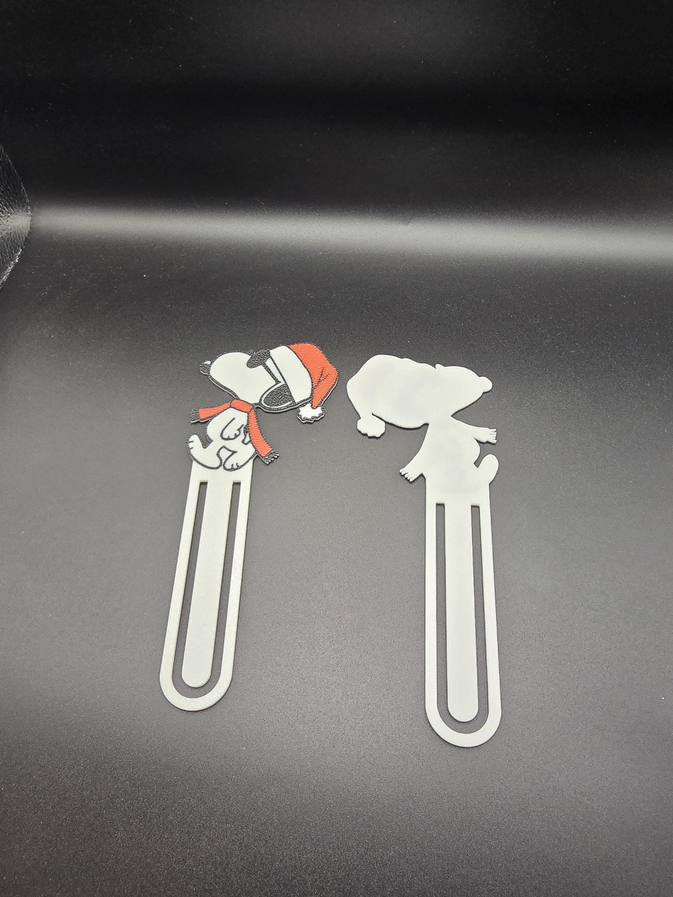Snoopy Designed Bookmark 3D Printed Two Pack - Etsy