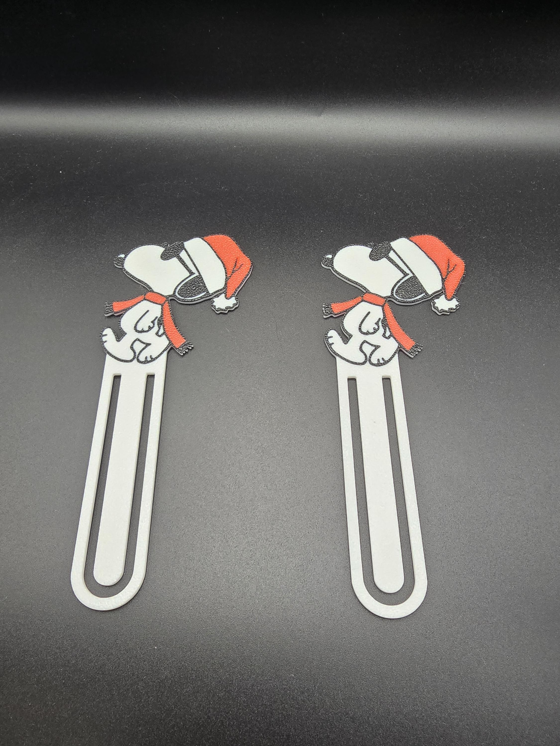 Snoopy Designed Bookmark 3D Printed Two Pack - Etsy
