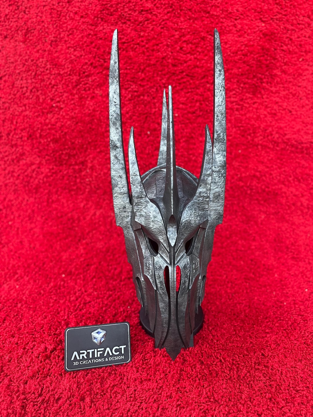 Sauron Helmet | Wearable Full Size Dark Lord Cosplay Prop Hand Finished ...