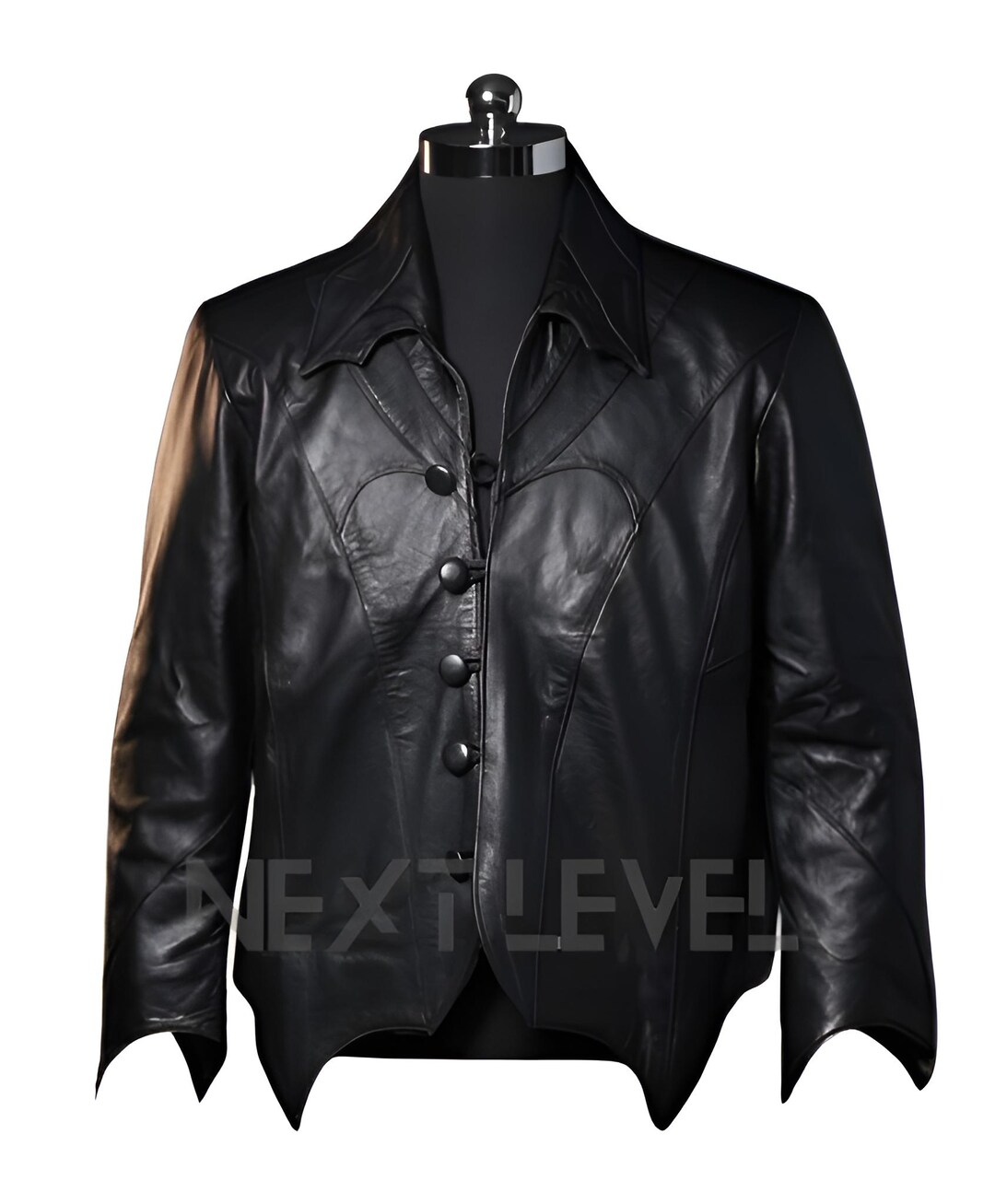 Papa V Cosplay Jacket: Genuine Sheep Leather Ghost Band Costume - Etsy