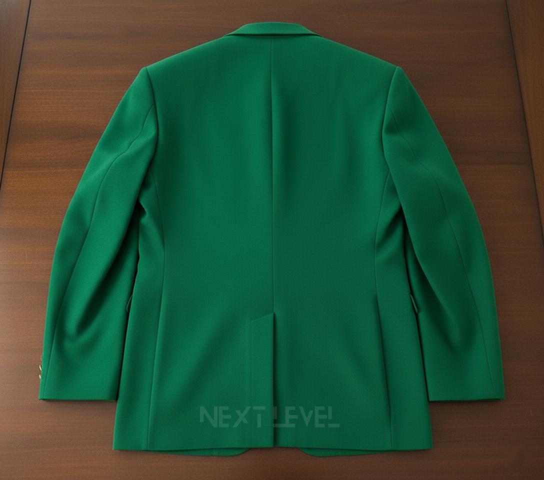 Master Green Blazer: Golf Champion Style Gold Button Jacket Sports Coat ...