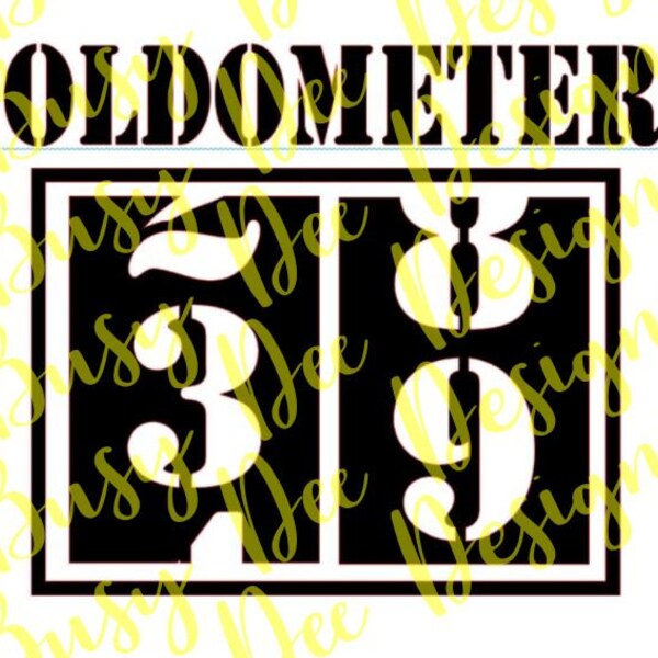 Oldometer Svg - Etsy