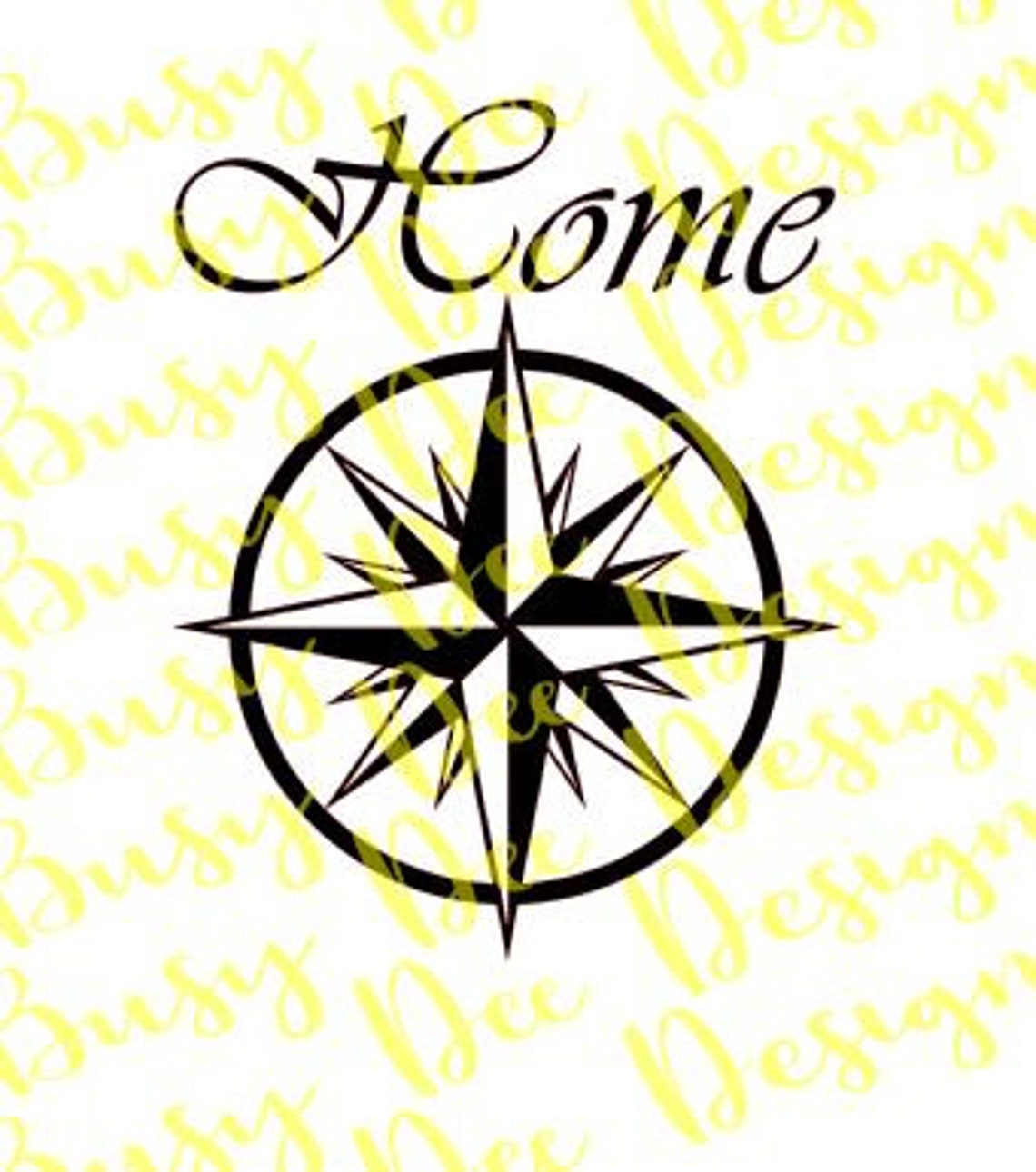 Home Compass Rose Add Your Coordinates SVG Digital Cut File Wood Sign ...