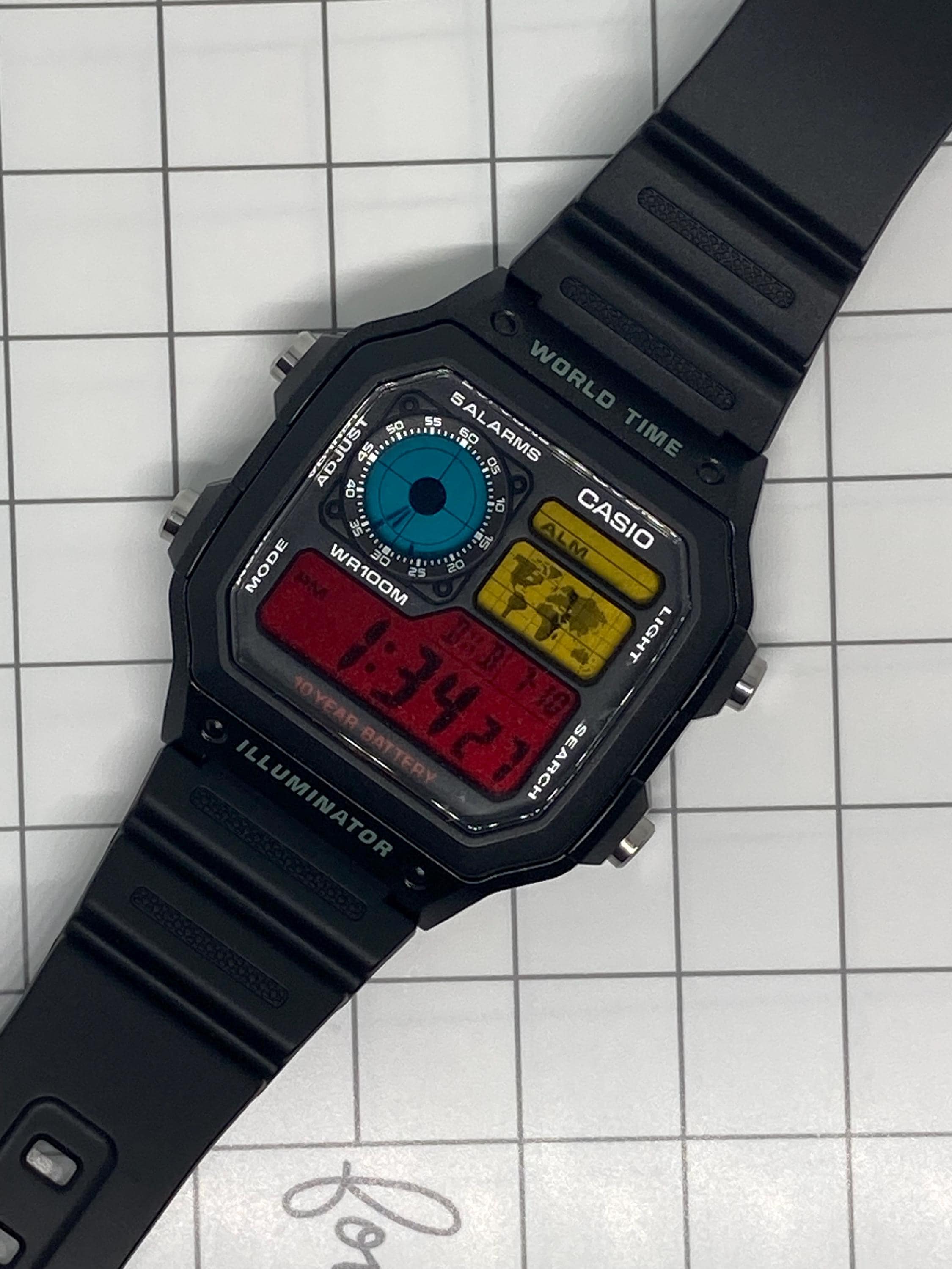 Custom Casio AE1200 Modified Watch - Etsy