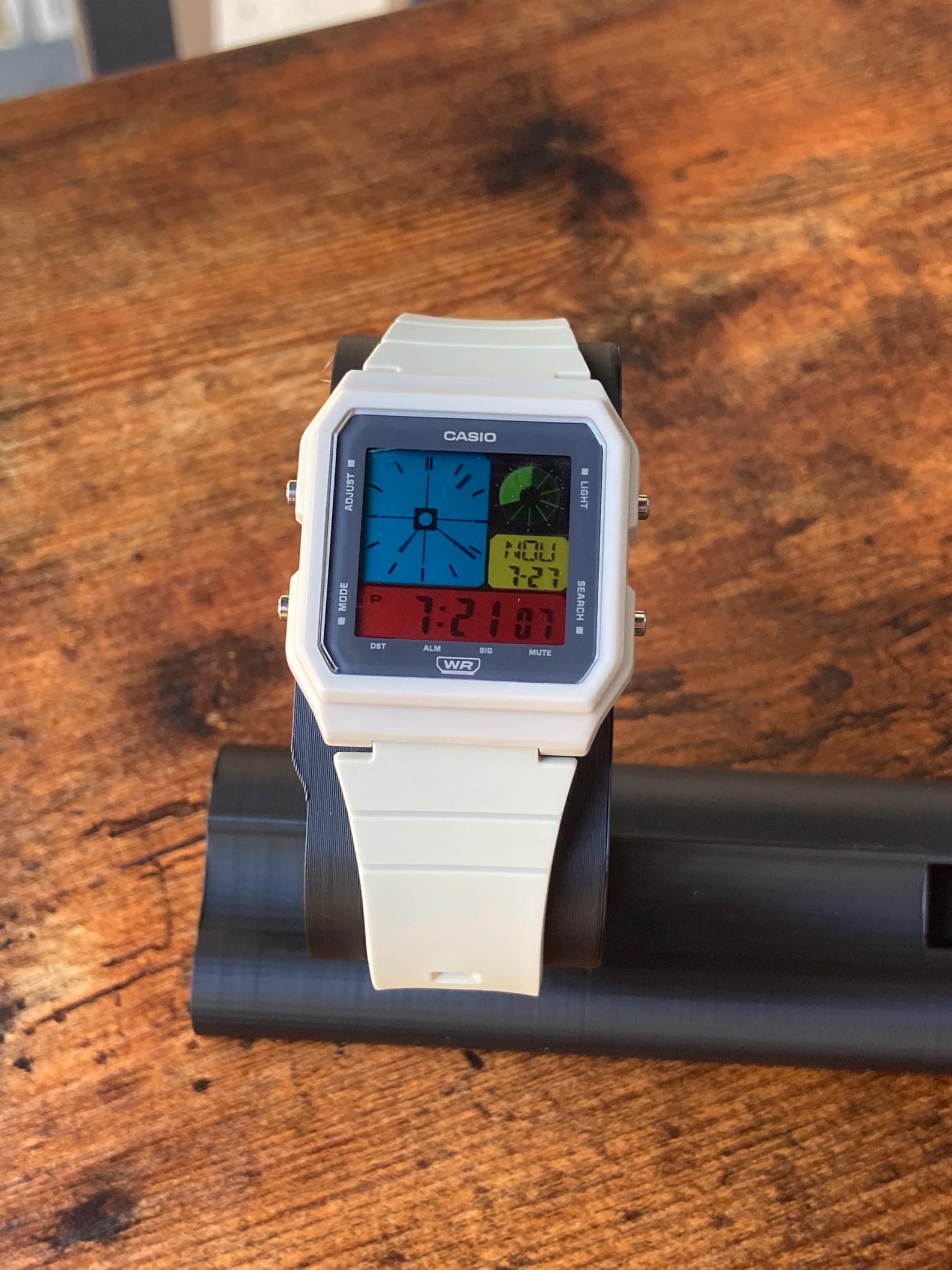 Multicolor Casio LF20W Mod – Custom Rainbow LCD Digital Watch | Unique ...