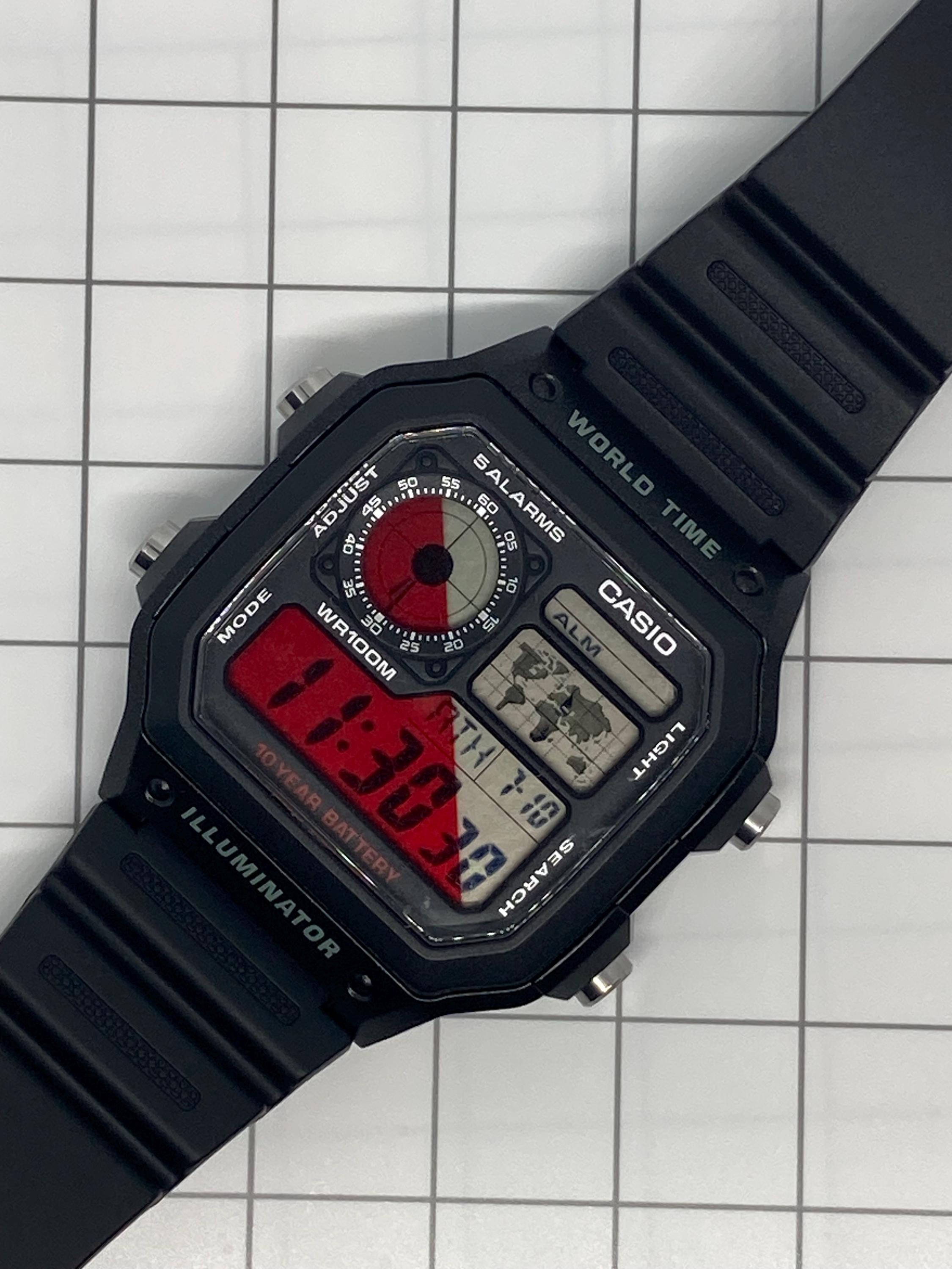 Custom Casio AE1200 Modified Watch - Etsy