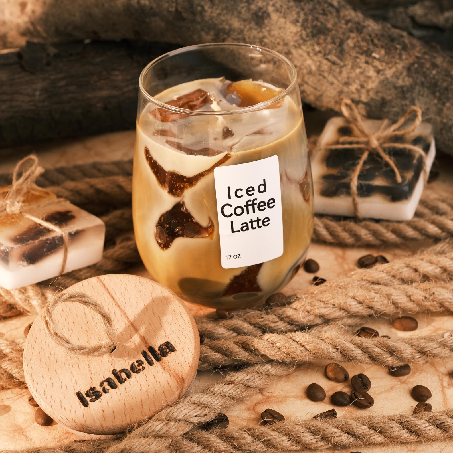 Iced Coffee Candle 17 Oz cold Brew Candle-iced Latte Candle-creamy ...
