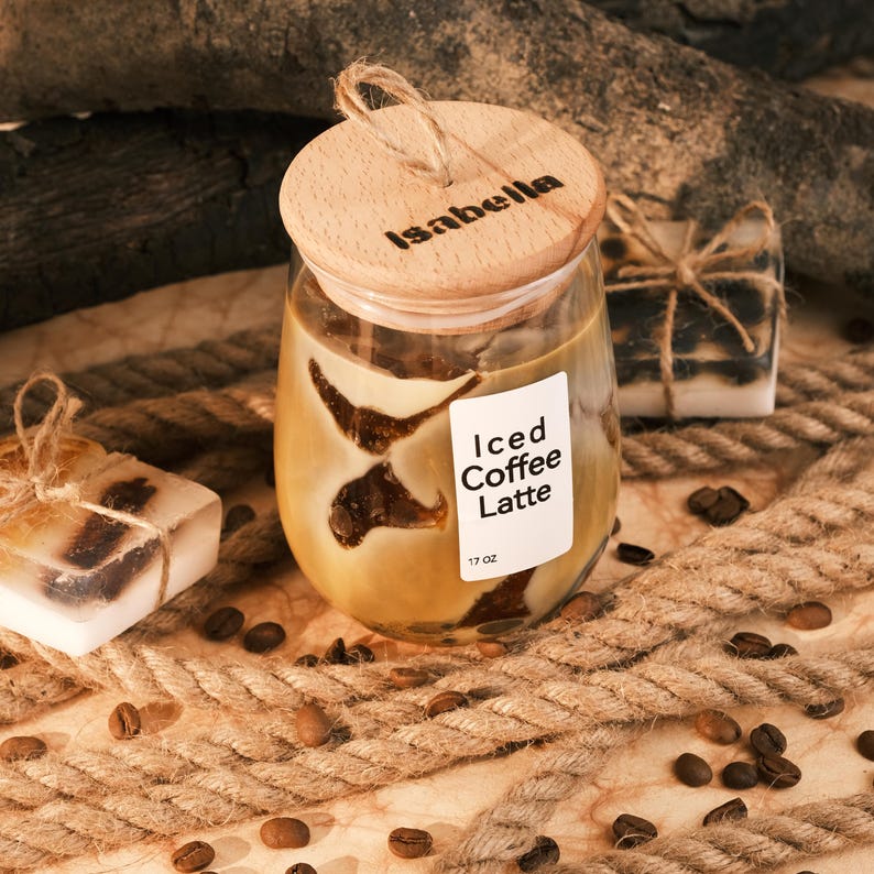 Iced Coffee Candle 17 Oz cold Brew Candle-iced Latte Candle-creamy ...