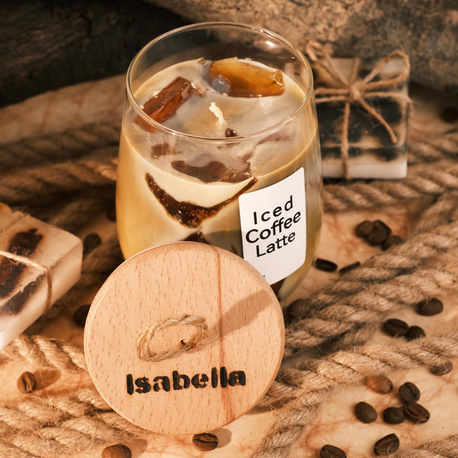 Iced Coffee Candle 17 Oz cold Brew Candle-iced Latte Candle-creamy ...