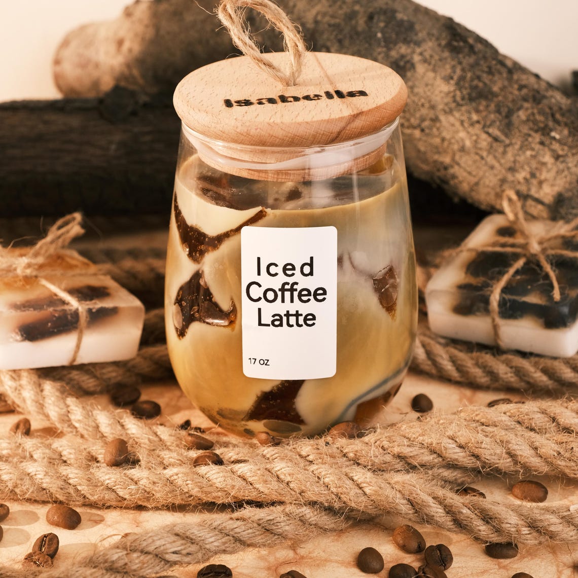 Iced Coffee Candle 17 Oz cold Brew Candle-iced Latte Candle-creamy ...