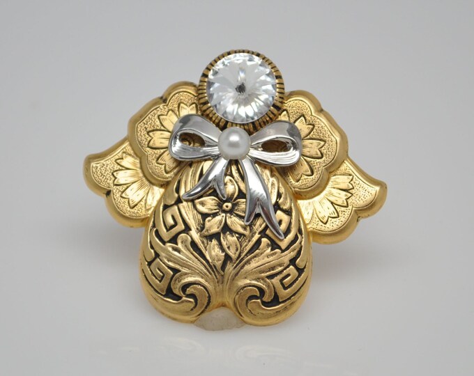 Vintage Signed JANE 1995 AOL Jane Davis Angel Brooch - Etsy