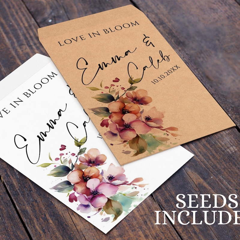 Wedding Seed Packets - Etsy