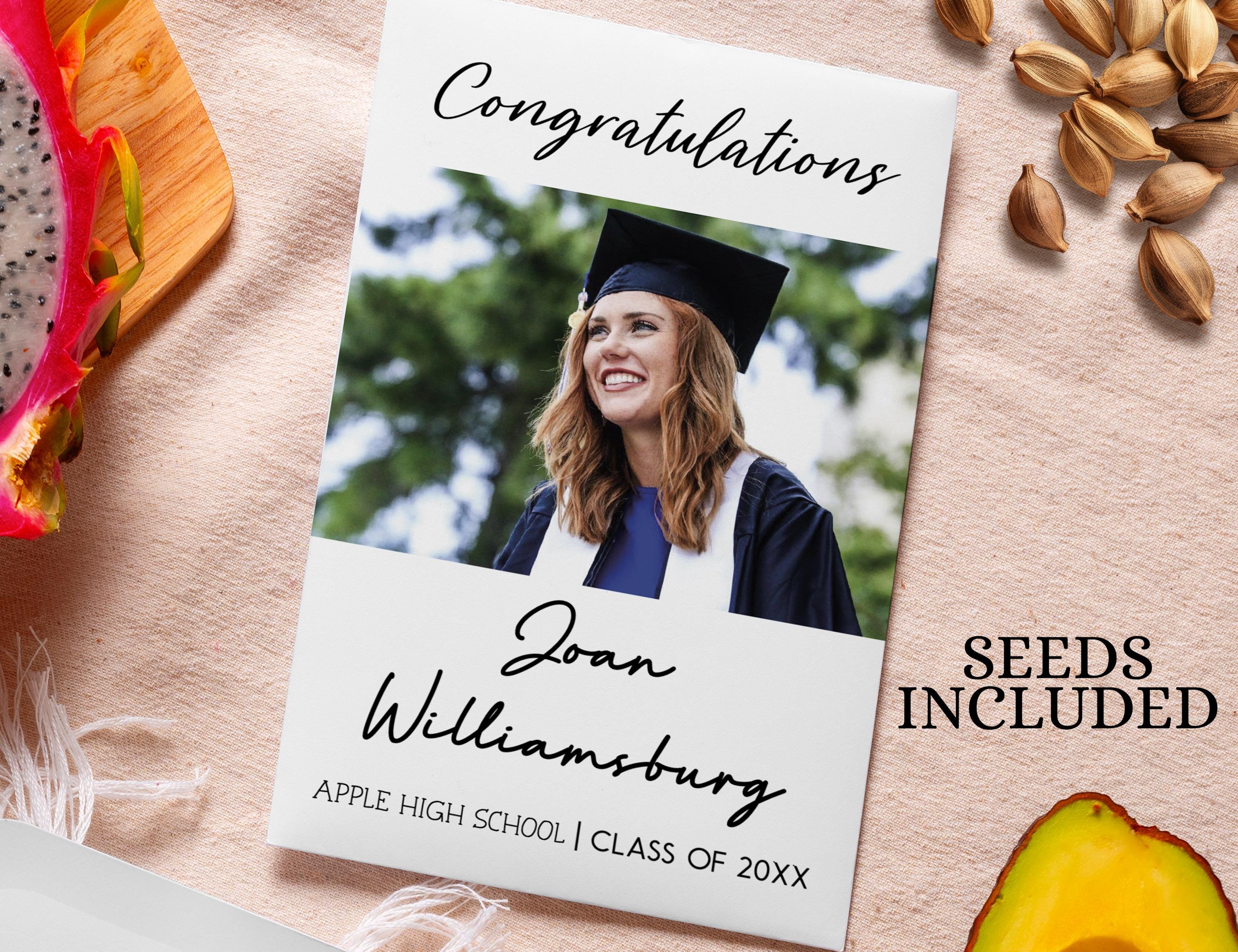 Photo Class of 2025 Graduation Seed Packet/personalized Teacher ...