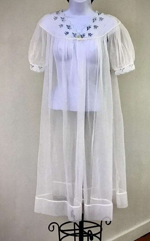 vintage 60s sheer long - Gem