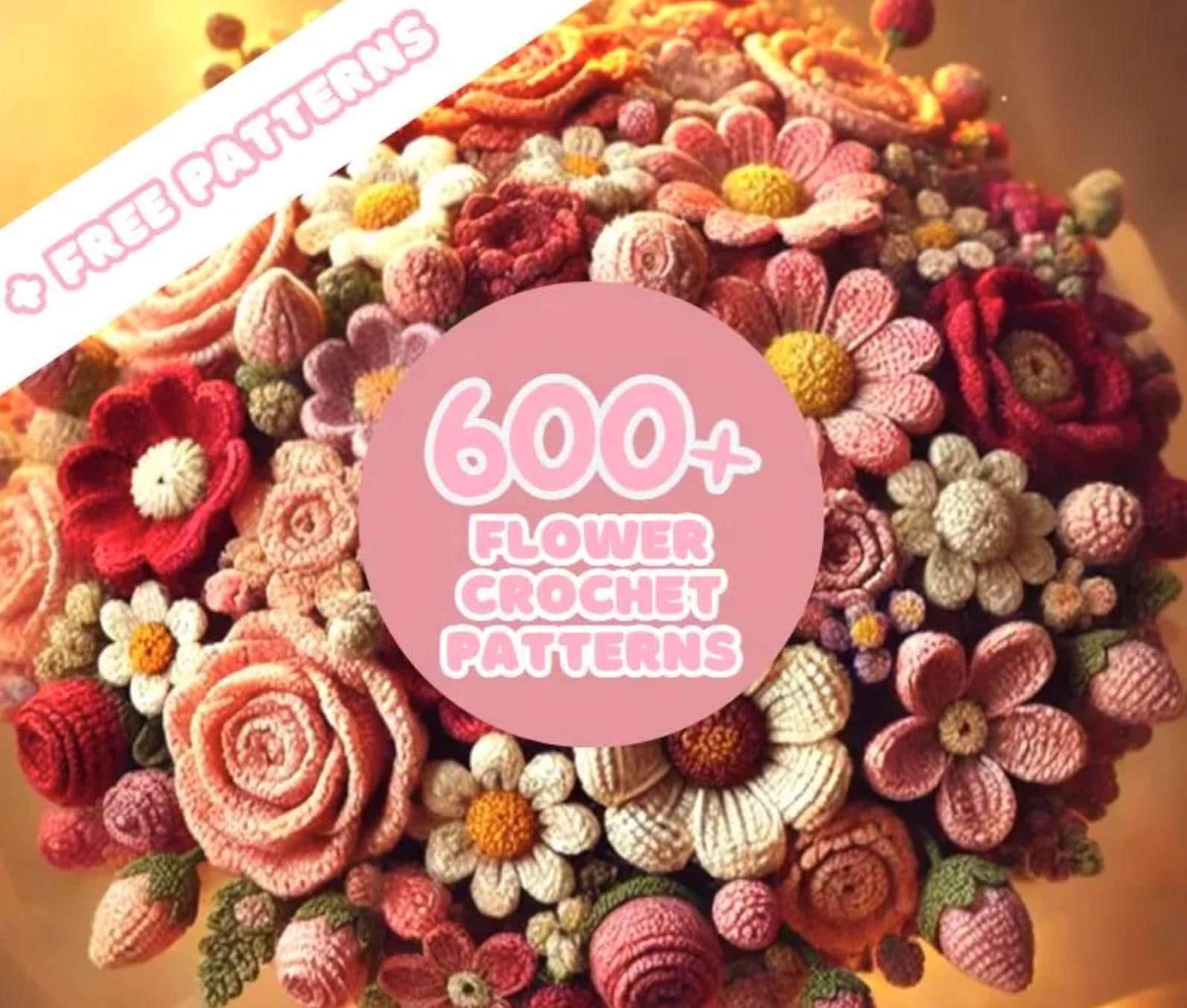 Spring Flower Bouquet Crochet PATTERN Bundle Harmony Mother Vase Summer ...