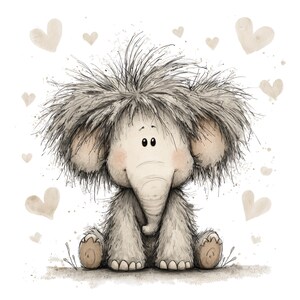 35 Whimsical Safari Animals Clipart, Png’s, Digital Download - Etsy