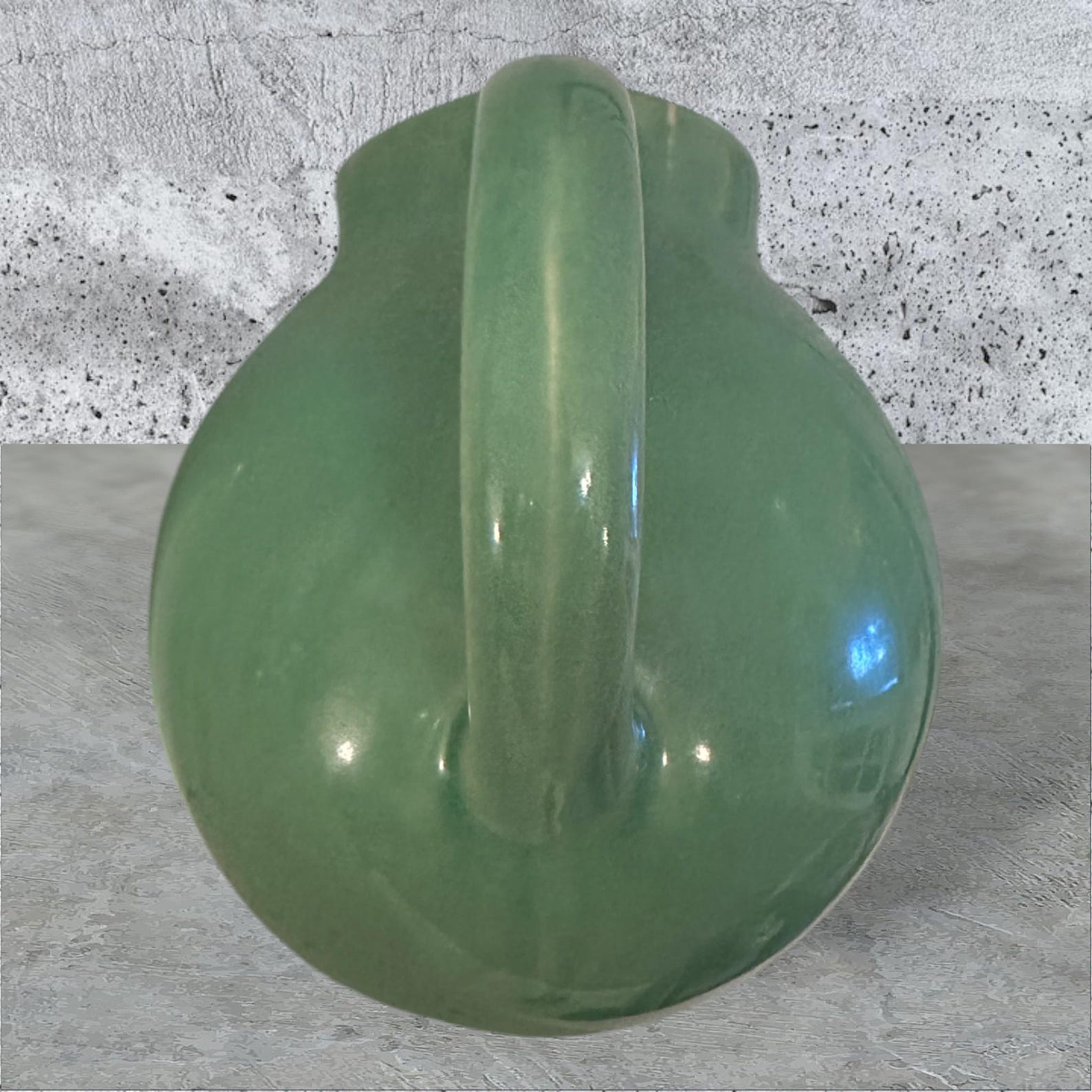 Mid Century Hall Tilt Ball Pitcher - Spring Green 1950s Vintage With ...