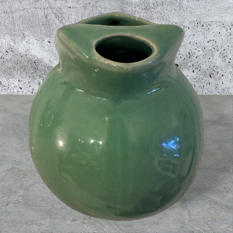 Mid Century Hall Tilt Ball Pitcher - Spring Green 1950s Vintage With ...