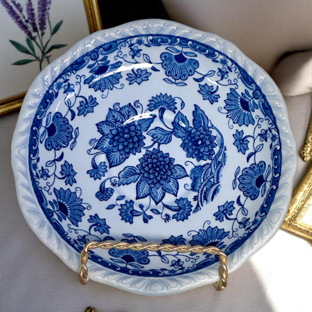 Vintage Adams Ironstone Saucers – Pair of Antique Collectible Ironstone ...