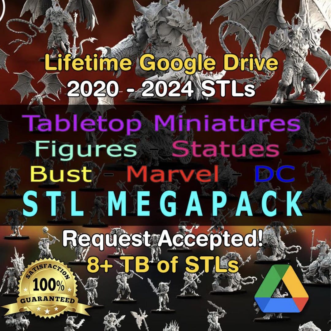 65% OFF Mega STL Pack Most Organised 3d Printing Bundle Ready to Print ...