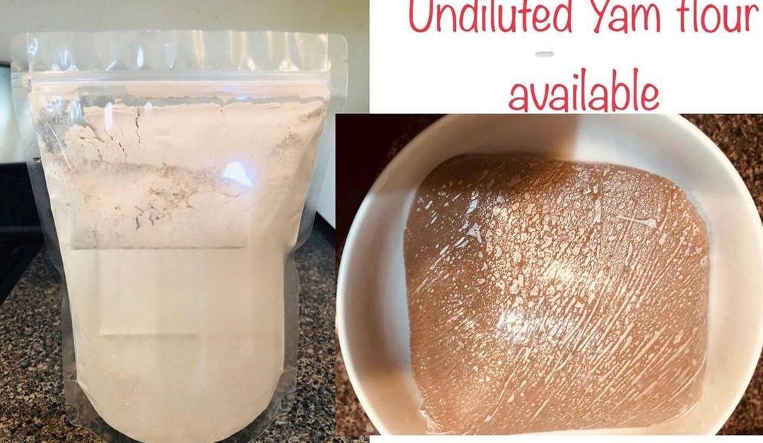 Yam Flour- 4lbs-10lbs Undiluted Yam Flour for Amala - Etsy
