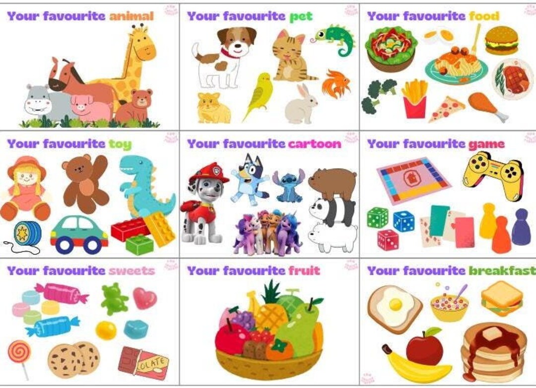 Conversation Cards - Your Favourite... - Etsy