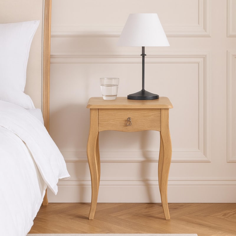 Oak Fluted Nightstand - Etsy