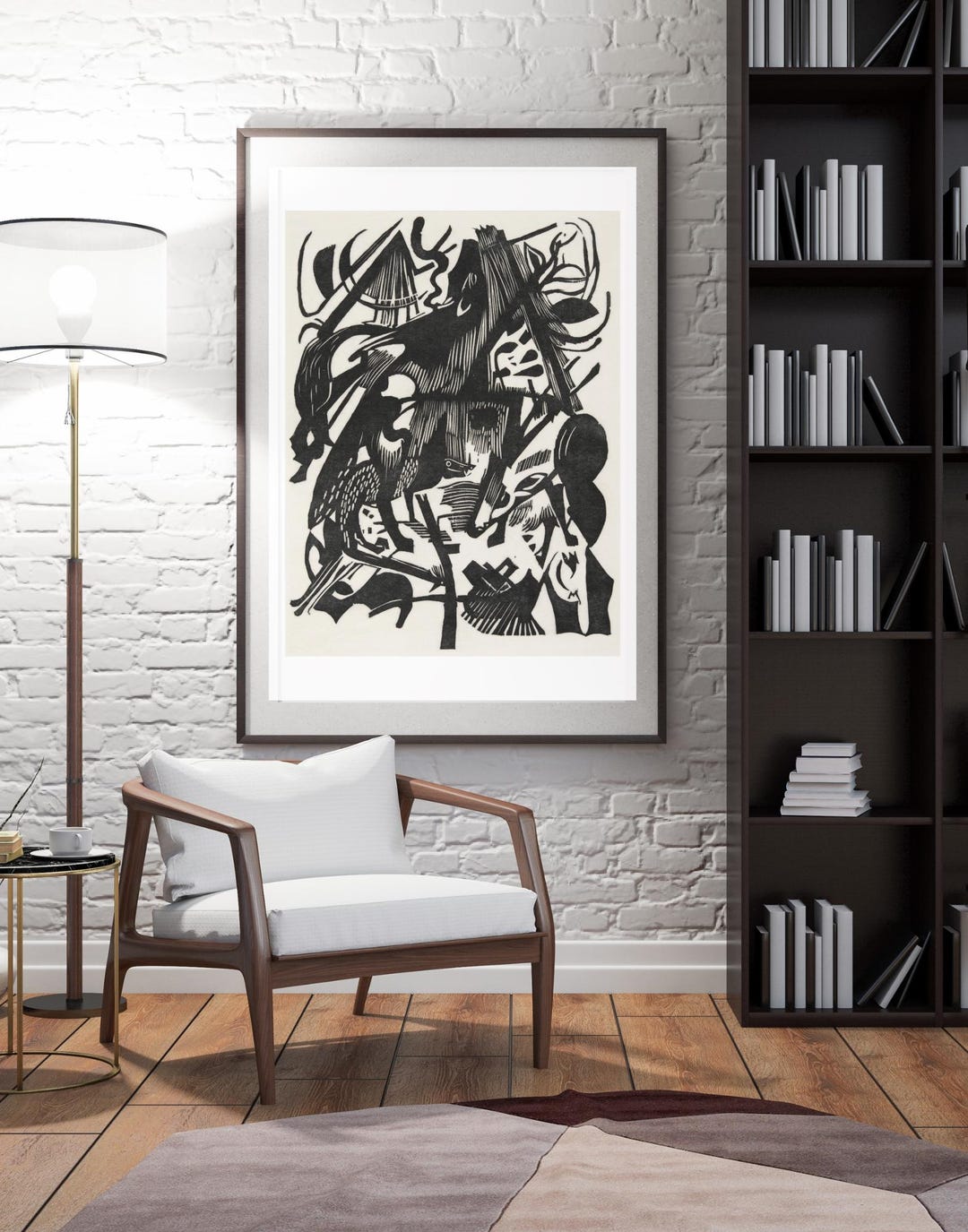 Franz Marc Wolves Expressionist Print: Blue Rider Movement (digital ...