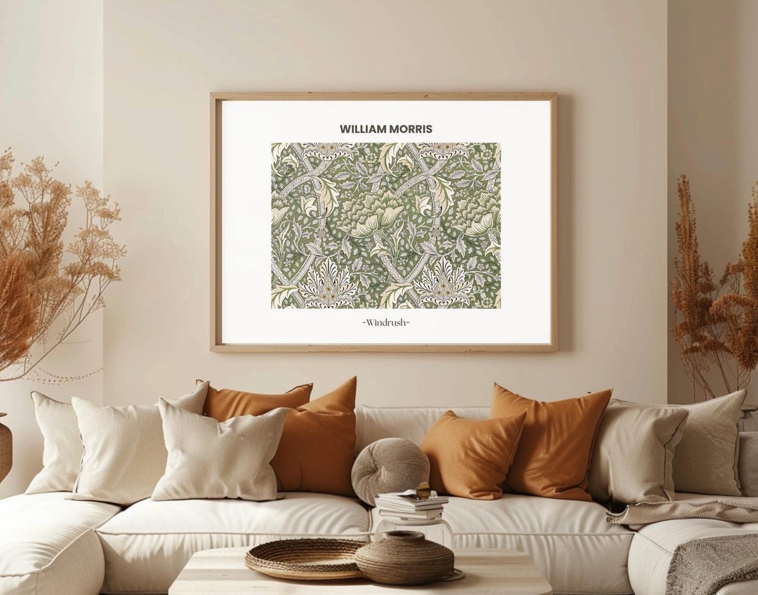 William Morris - Windrush, Digital Print Impressionism Home Decor Art ...