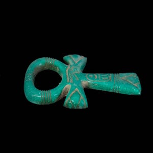 Ancient Egyptian Antiquities Statue - Rare Pharaonic Key of Life Stone ...