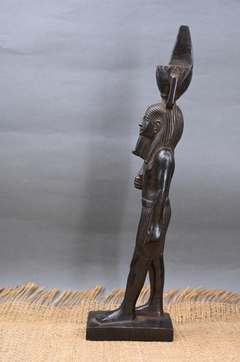 Ancient Egyptian Nefertum Statue: God of the Lotus, Rare Pharaonic ...
