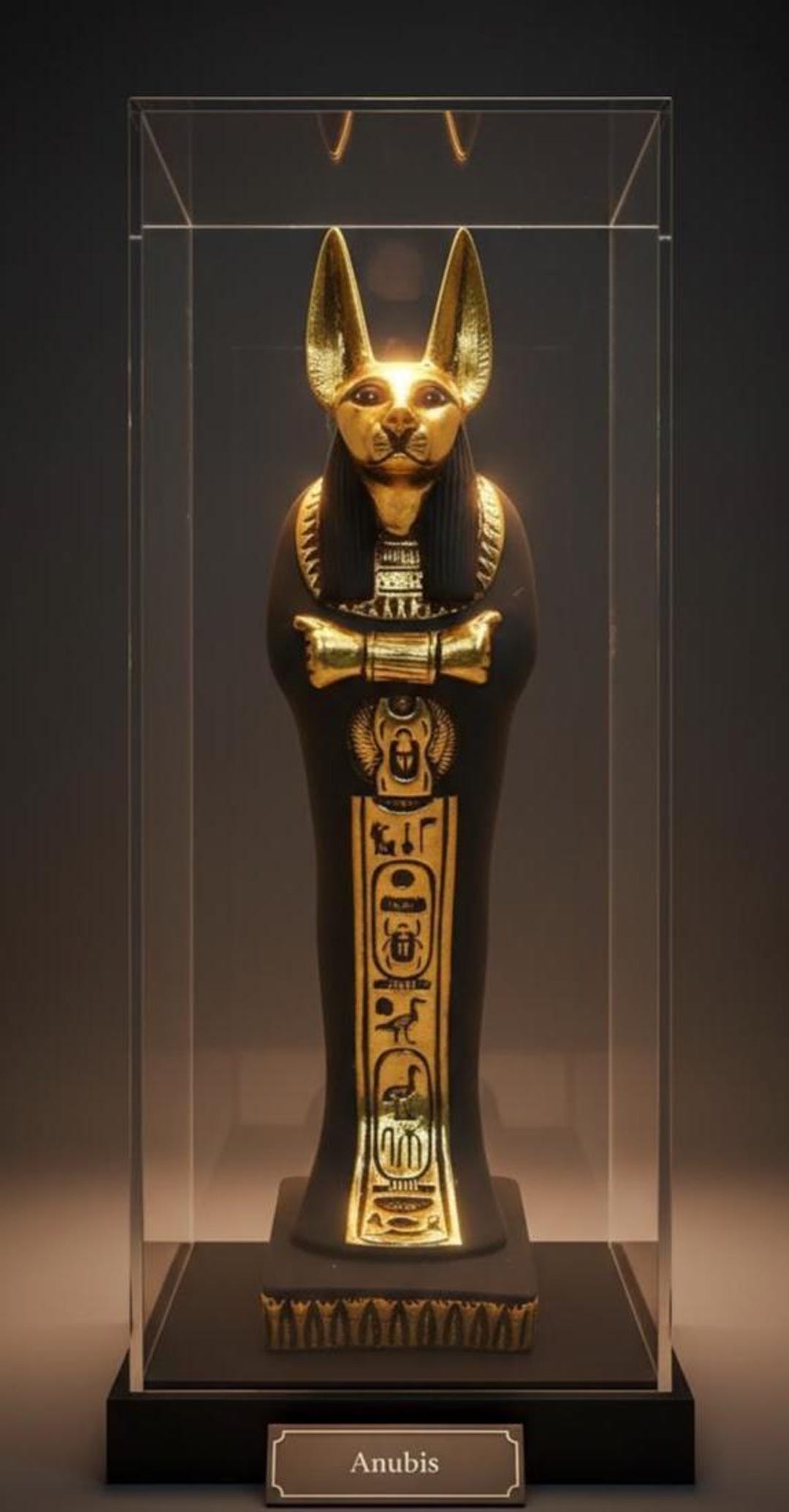 Ancient Egyptian Anubis Statue: Guardian of the Dead, Rare Pharaonic ...